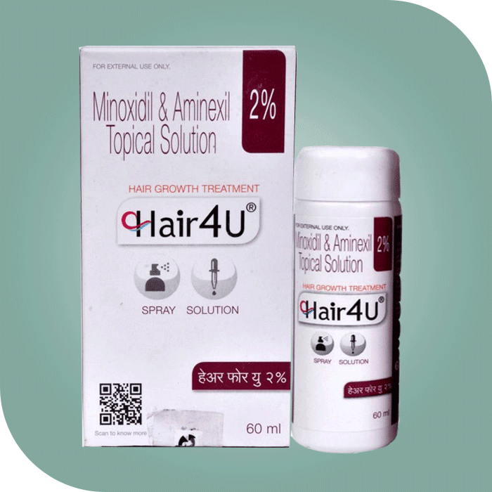 Hair 4U 2% Topical Spray/Solution - CareprostEyeDrops